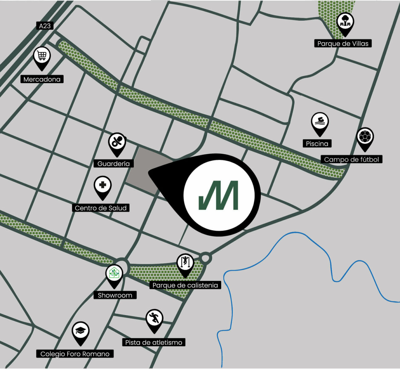 La armonía de un oasis urbano que equilibra confort, modernidad ...